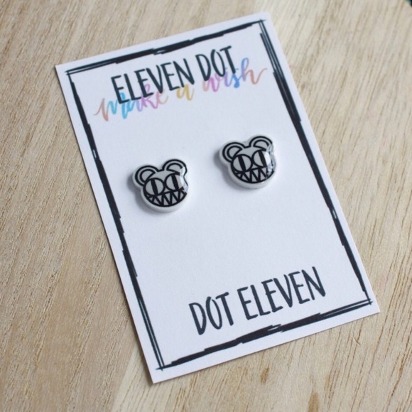 Jewelry | Radiohead Genetically Modified Bear Head Earrings | Poshmark